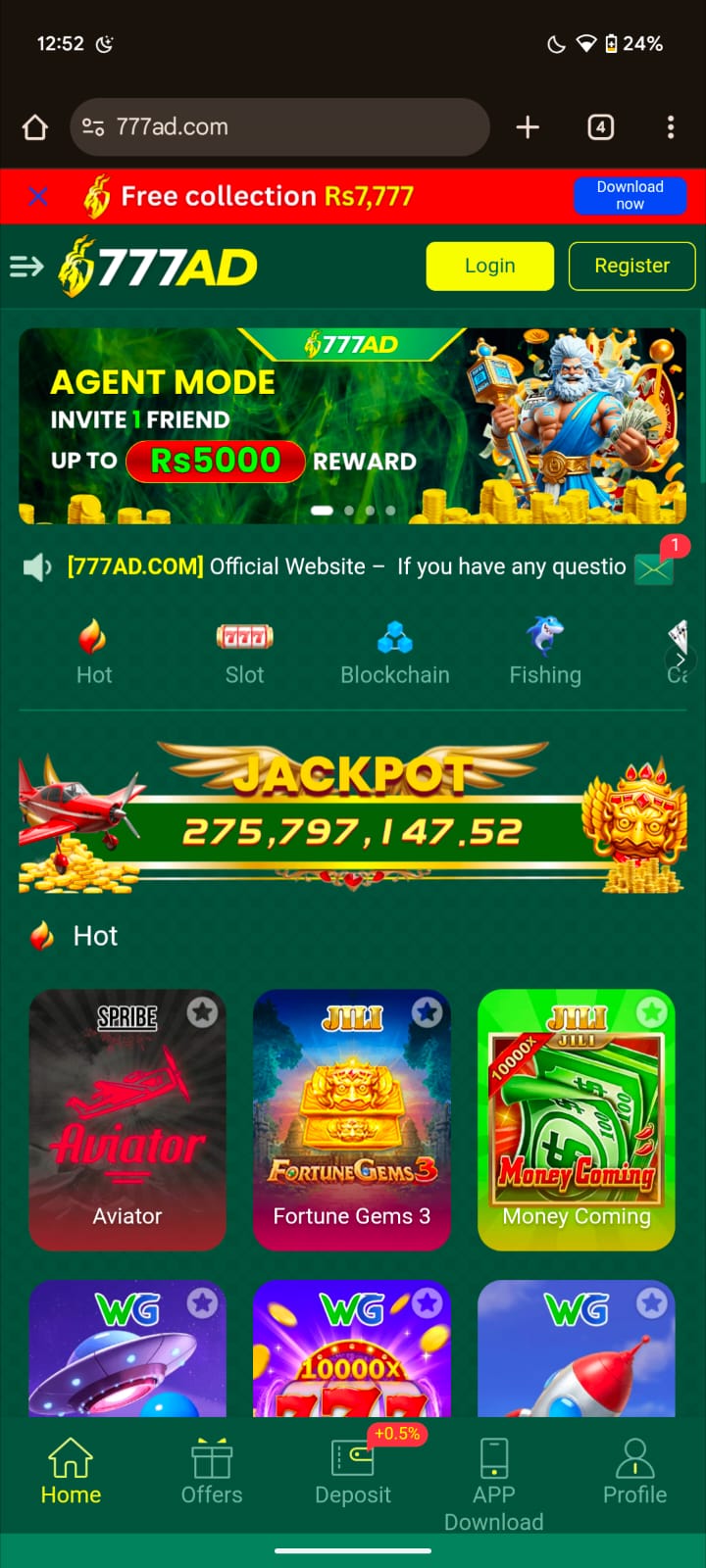 777AD Game Download-Real Earning App 2025 for Android